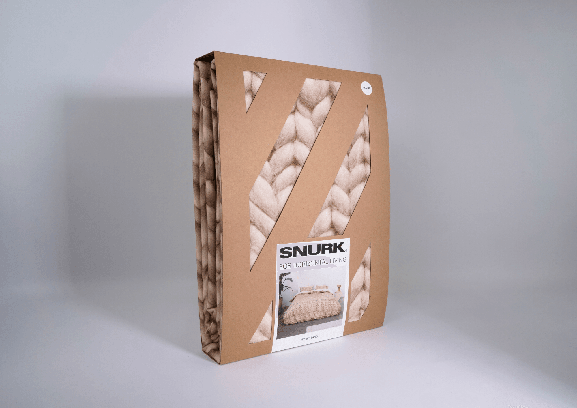 Onze nieuwe beddengoed verpakking! Op naar een plasticvrije wereld. | SNURK